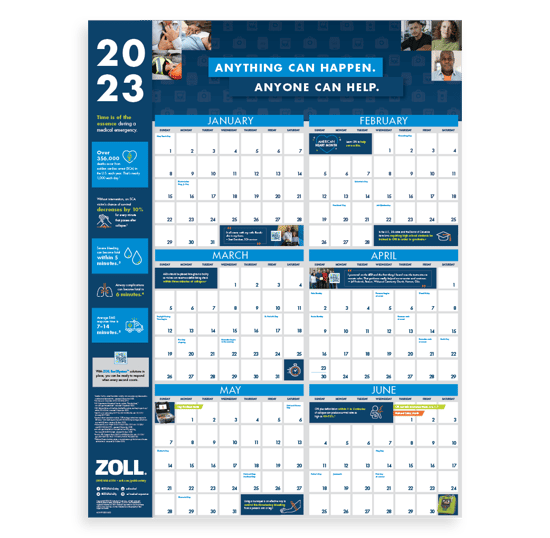 2023 Public Safety Wall Calendar | ZOLL Medical